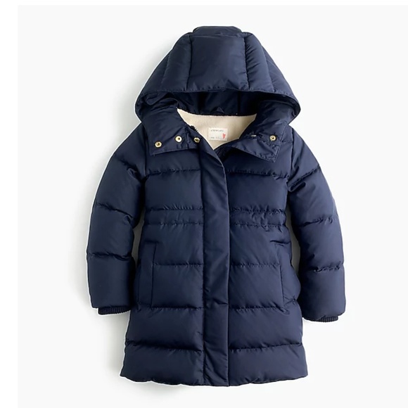 J. Crew | Jackets & Coats | J Crew Girls Tiewaist Puffer Jacket | Poshmark